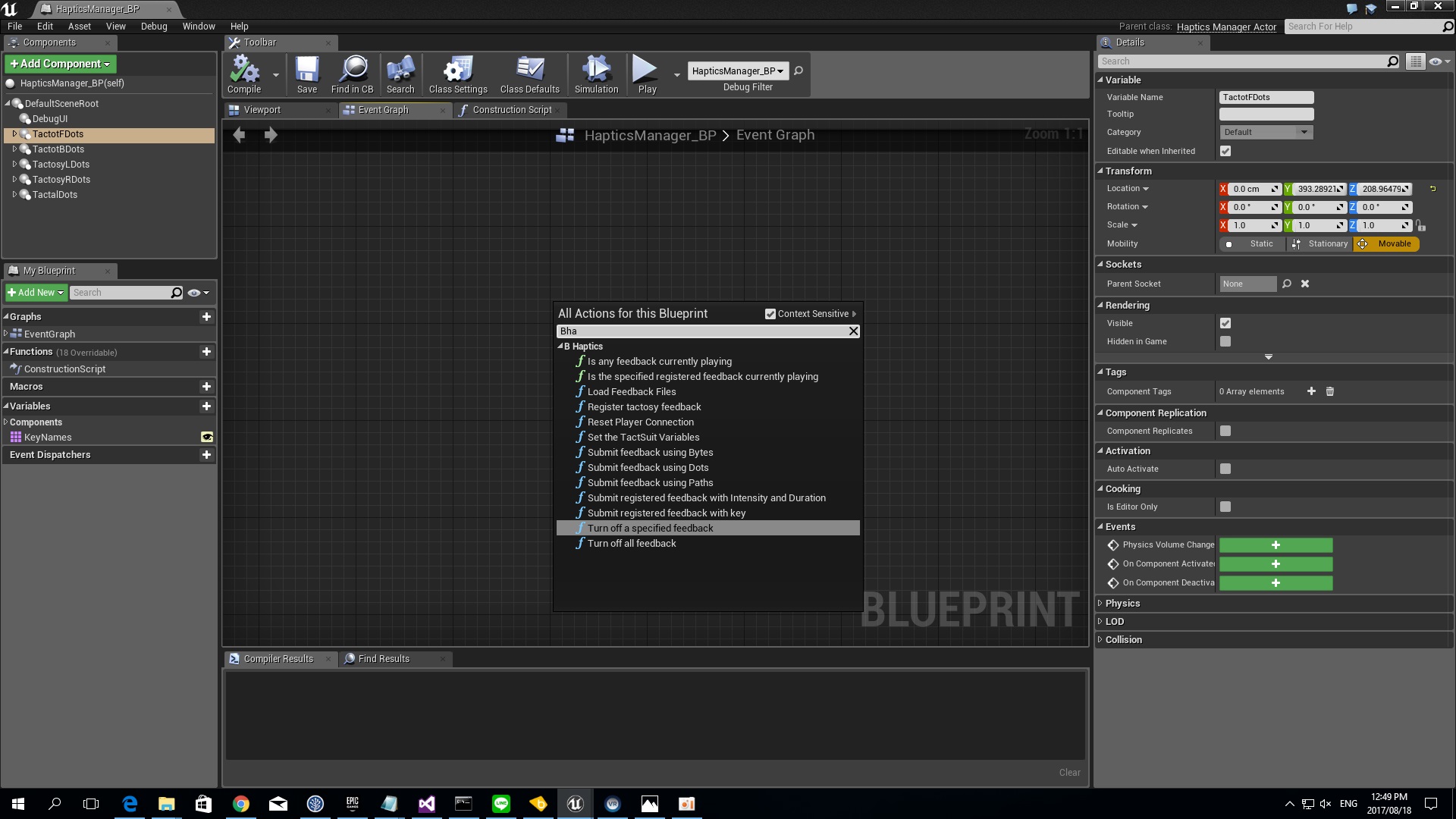 bHaptics Haptic Manager by bHaptics Inc. in Code Plugins - UE4 Marketplace