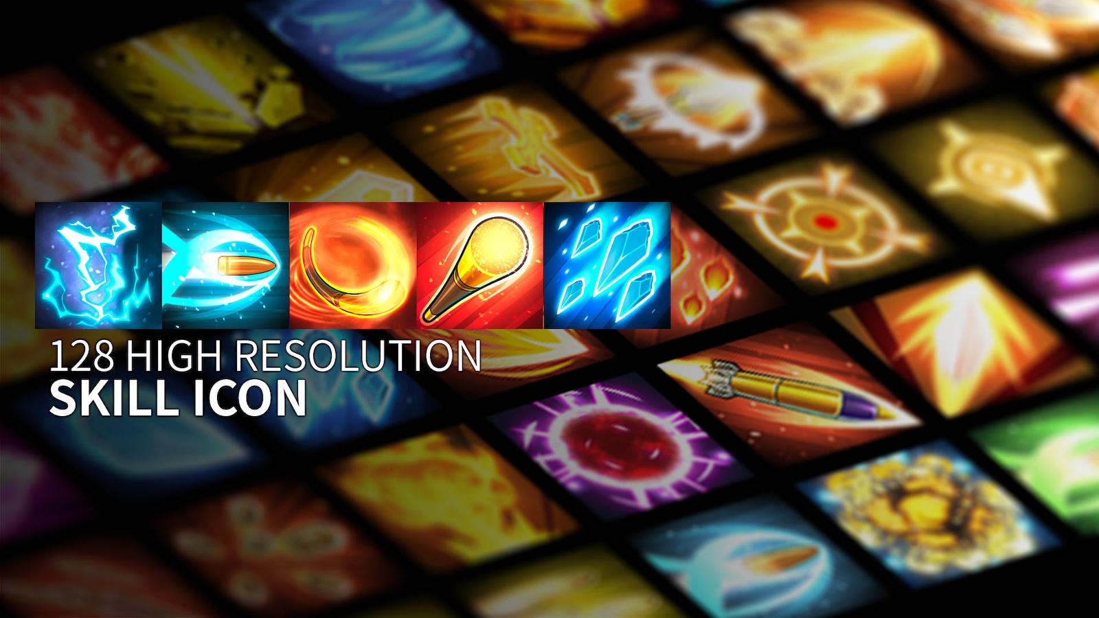 Fantasy Skill Icons in 2D Assets - UE Marketplace