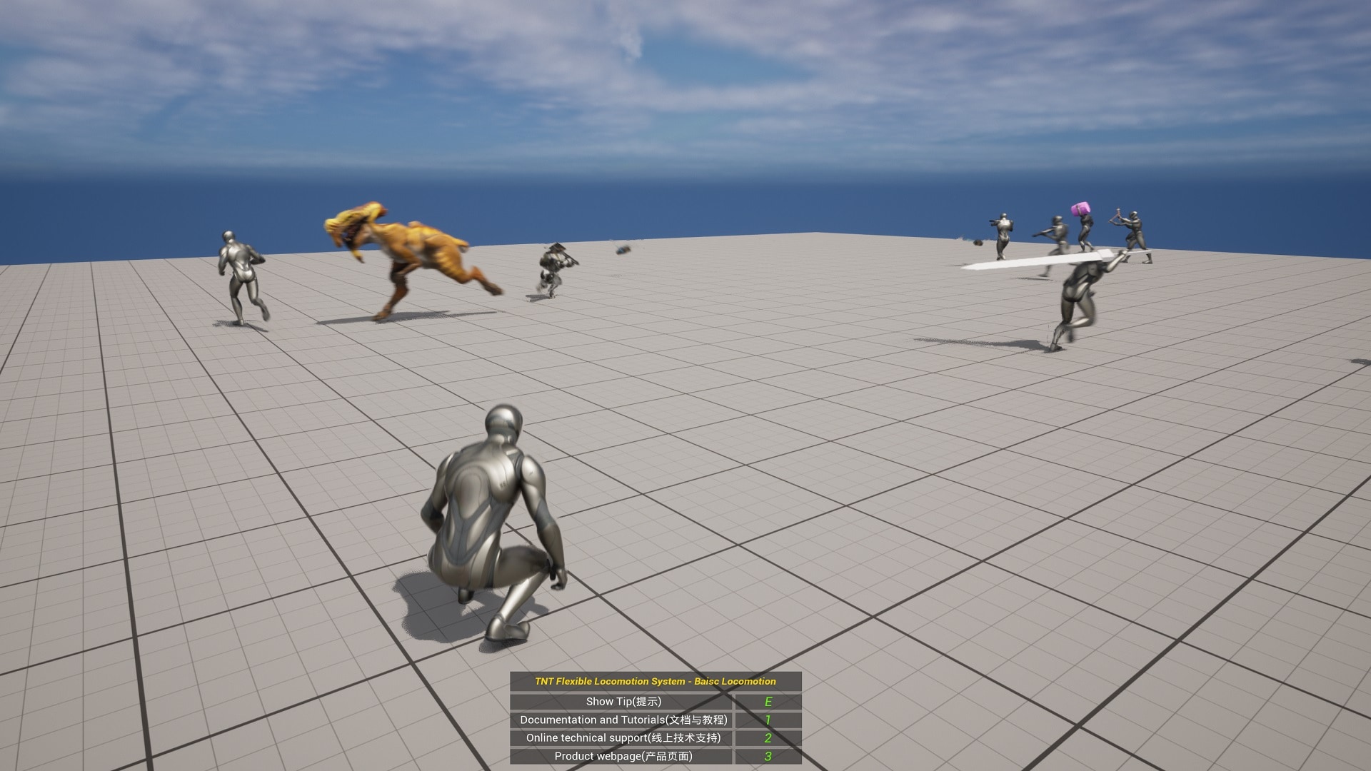 Tnt Flexible Locomotion System Basic Locomotion In Code Plugins Ue