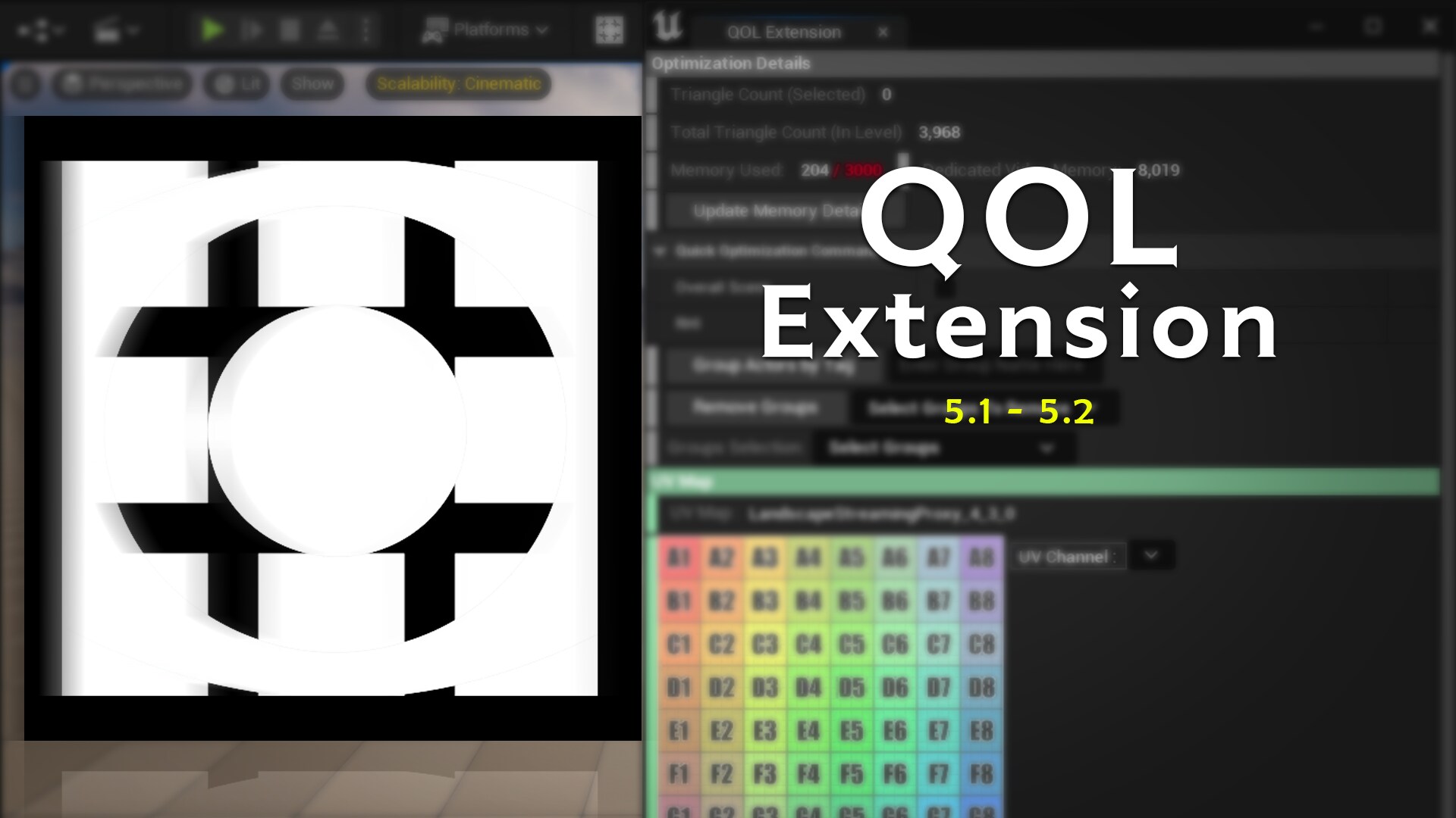 在代码插件创建的editor Organize Tools And Quality Of Life Extension 虚幻引擎商城