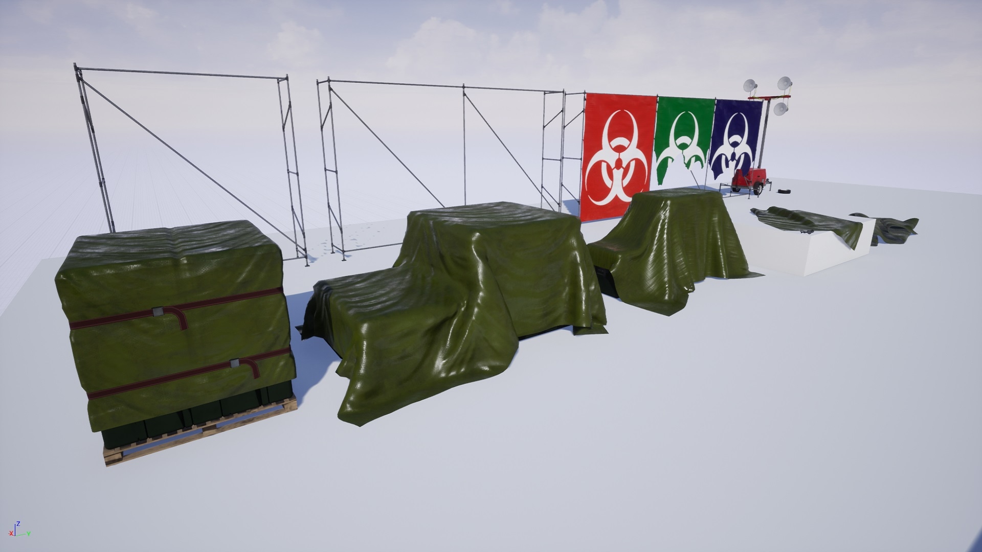 Quarantine Pack in Props - UE Marketplace