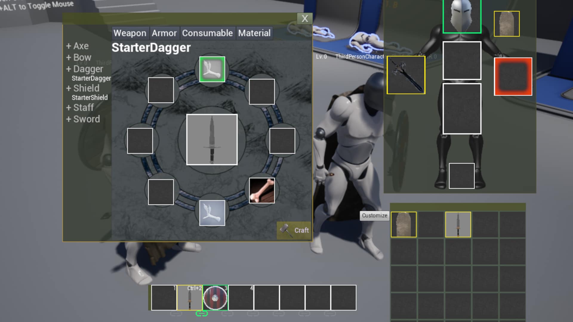 Inventory System - C++ Network, Craft, Random Generating in Code ...