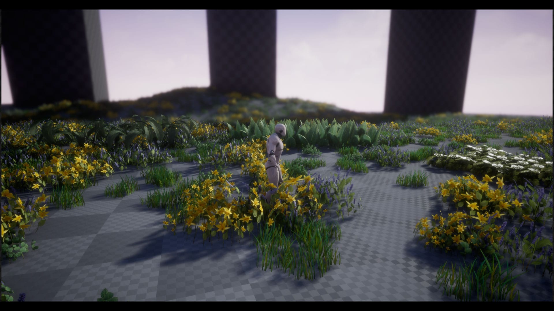 Ground interactive plants in Props - UE Marketplace