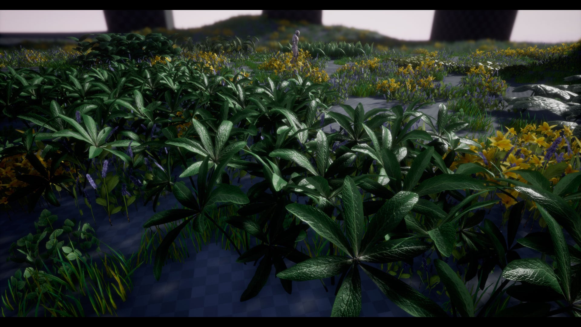 Ground interactive plants in Props - UE Marketplace