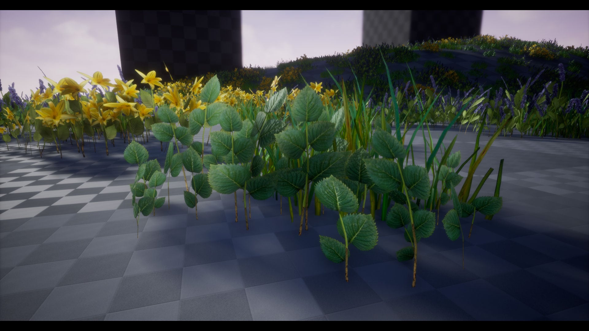 Ground interactive plants in Props - UE Marketplace