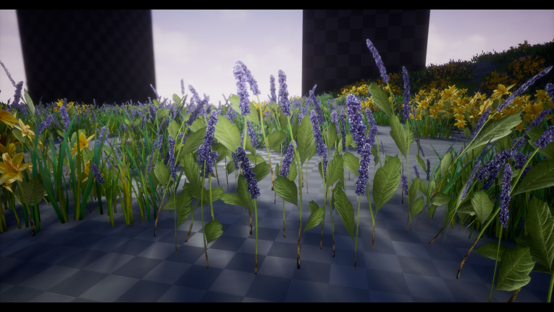 Ground interactive plants in Props - UE Marketplace