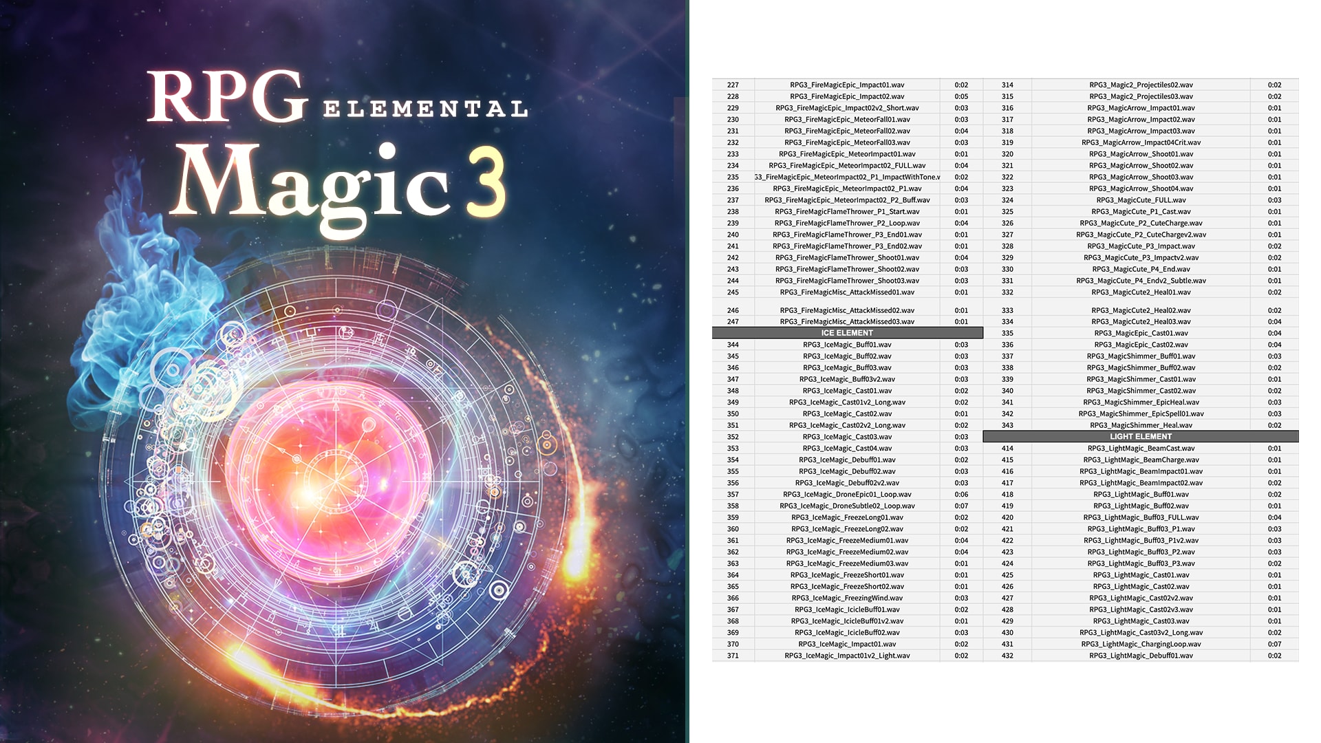 RPG Magic Sound Effects Pack 3 [ELEMENTAL] in Sound Effects - UE ...