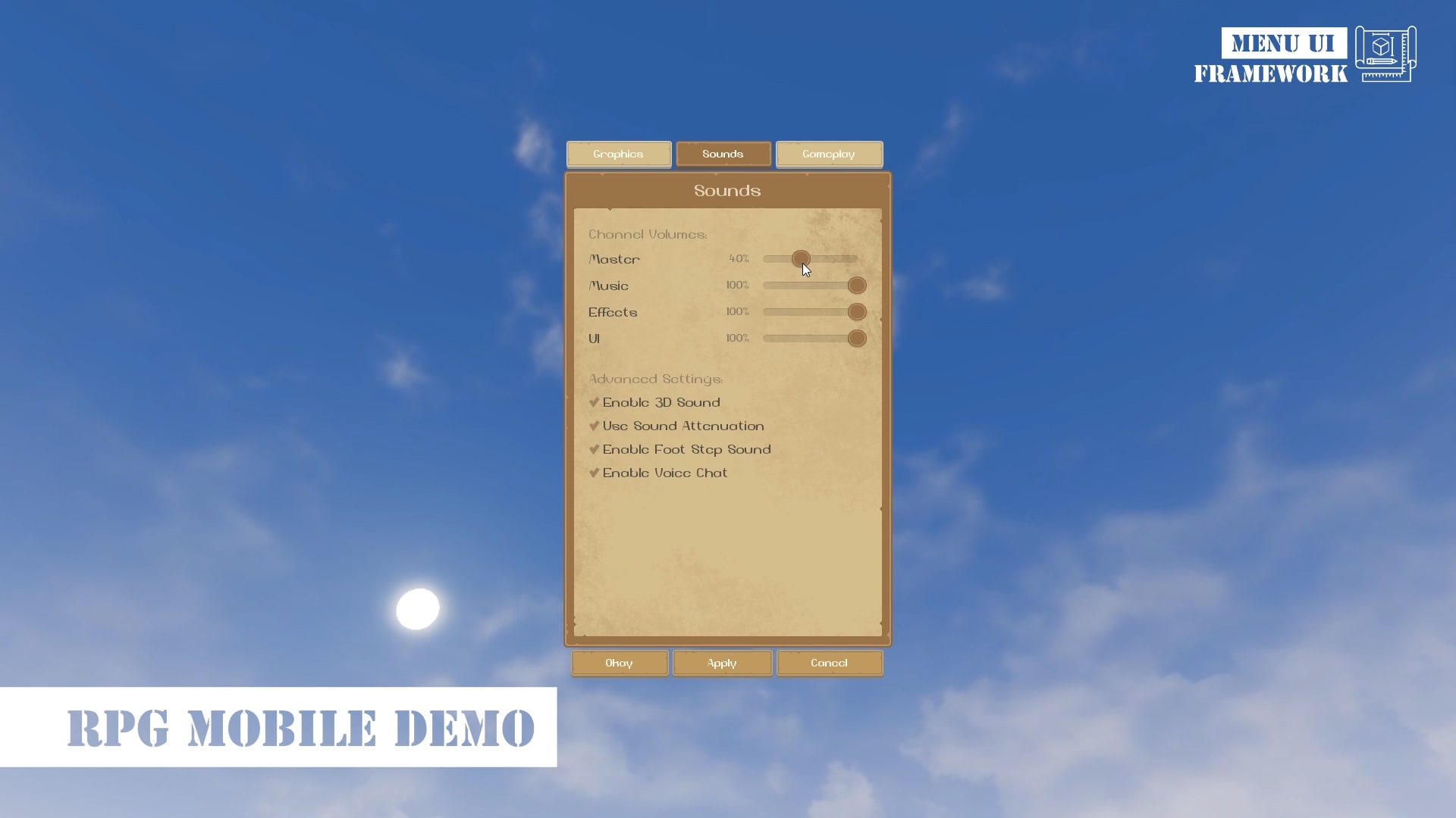 Menu UI Framework in Blueprints - UE Marketplace