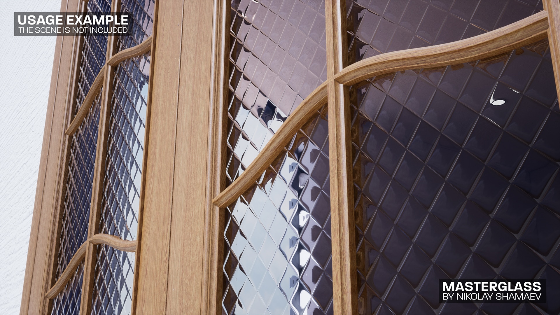 MasterGlass: Realistic fluted, ribbed, and frosted glass in Materials ...