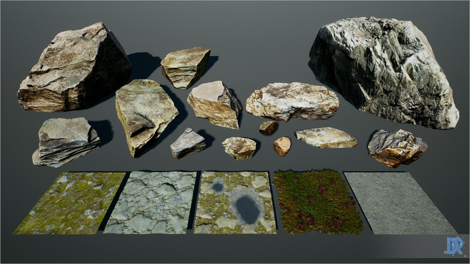 Real Rocks and Stones in Environments - UE Marketplace