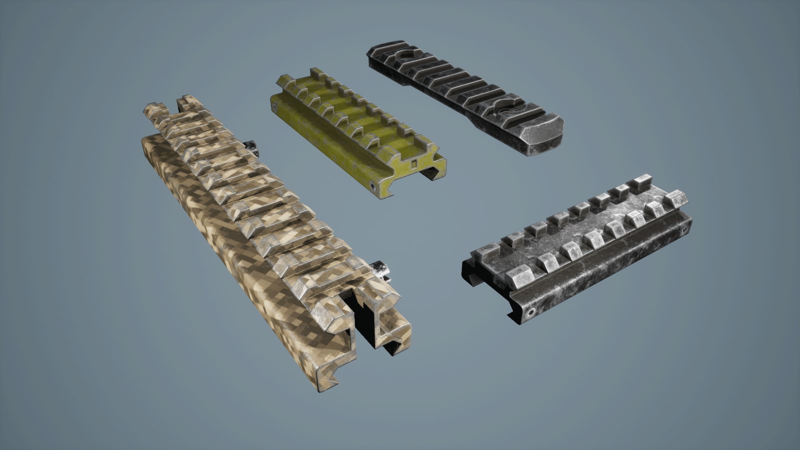 Weapon Rails and Mounts, 카테고리 무기 - UE 마켓플레이스