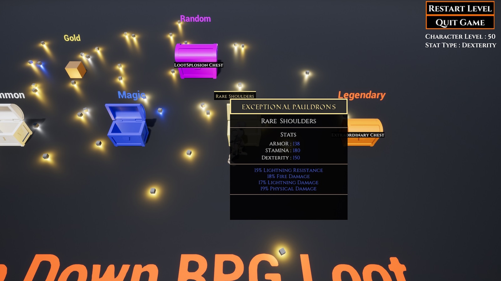 Top Down RPG Loot in Blueprints - UE Marketplace