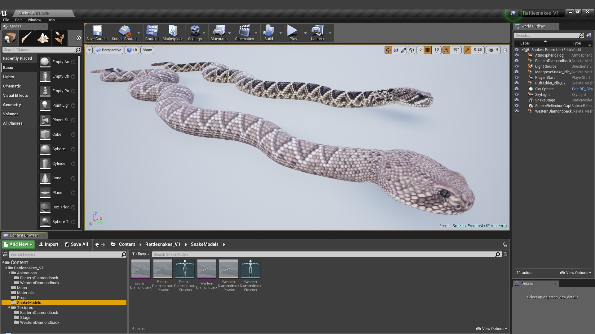 Animated Rattlesnakes Volume 1 in Characters - UE Marketplace
