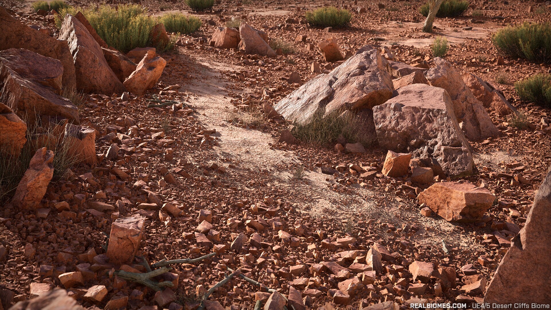 RB - RealBiomes Desert Cliffs Biome - Monument Valley (Trees, Grass ...