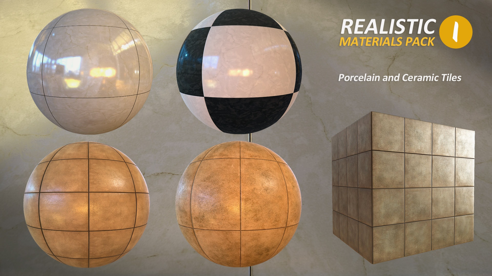 Realistic Material Pack 1 – ASSET CLOUD