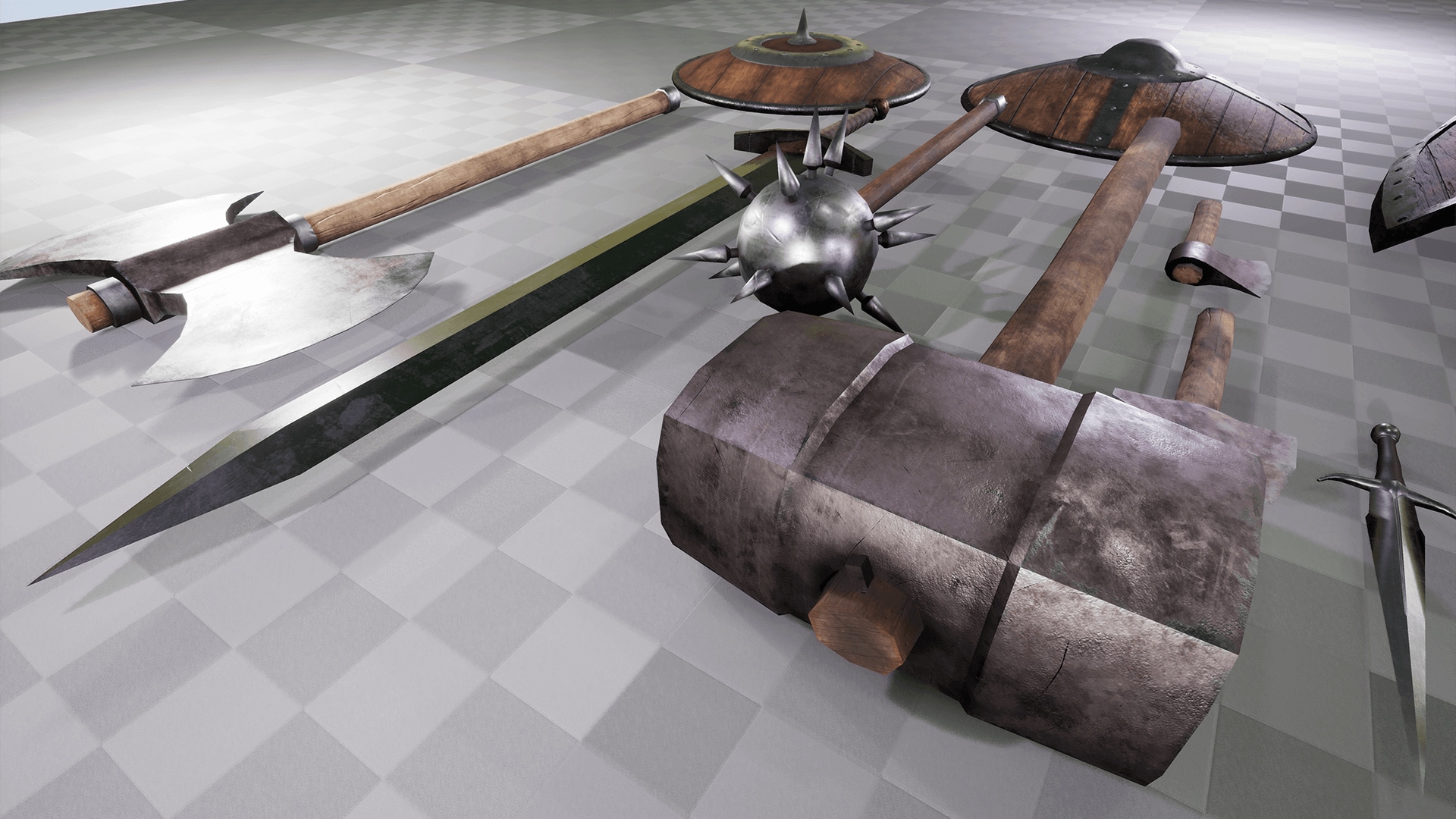 Realistic Medieval Weapons And Shields Kit Unreal Engine Asset