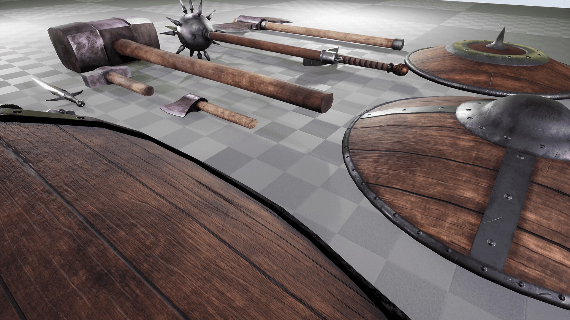 Realistic Medieval Weapons And Shields Kit Unreal Engine Asset