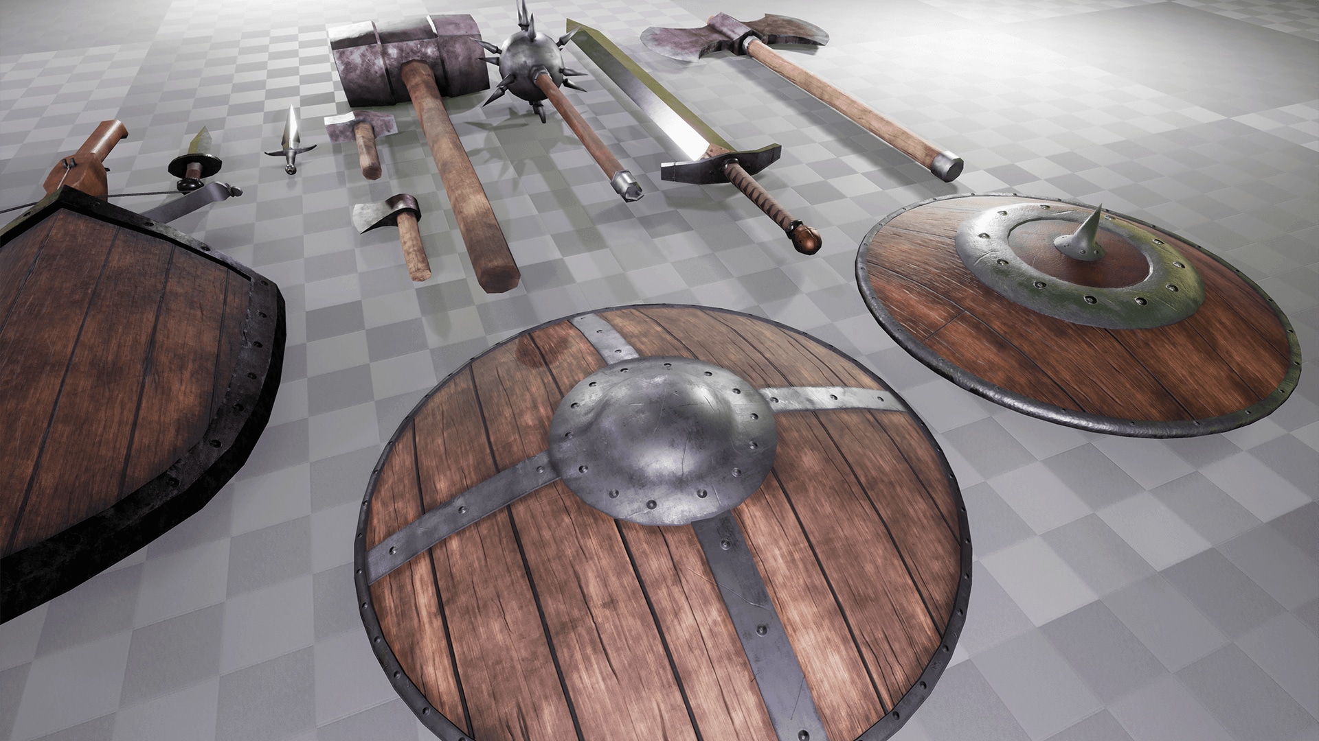 Realistic Medieval Weapons And Shields Kit Unreal Engine Asset