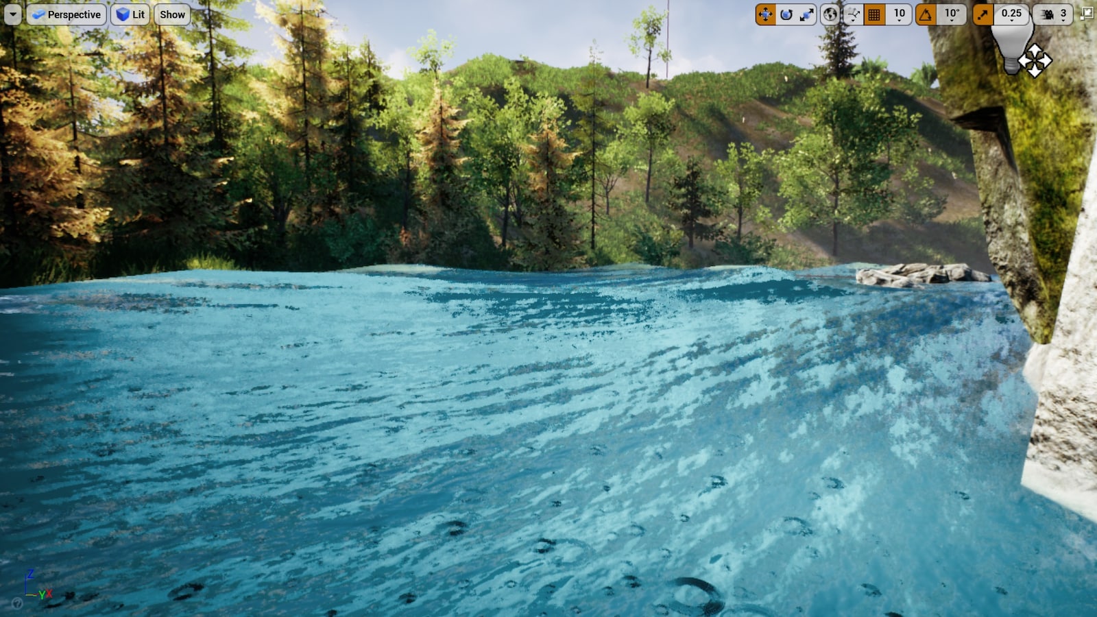 Realistic Water Surface by neckkeys in Materials - UE4 Marketplace