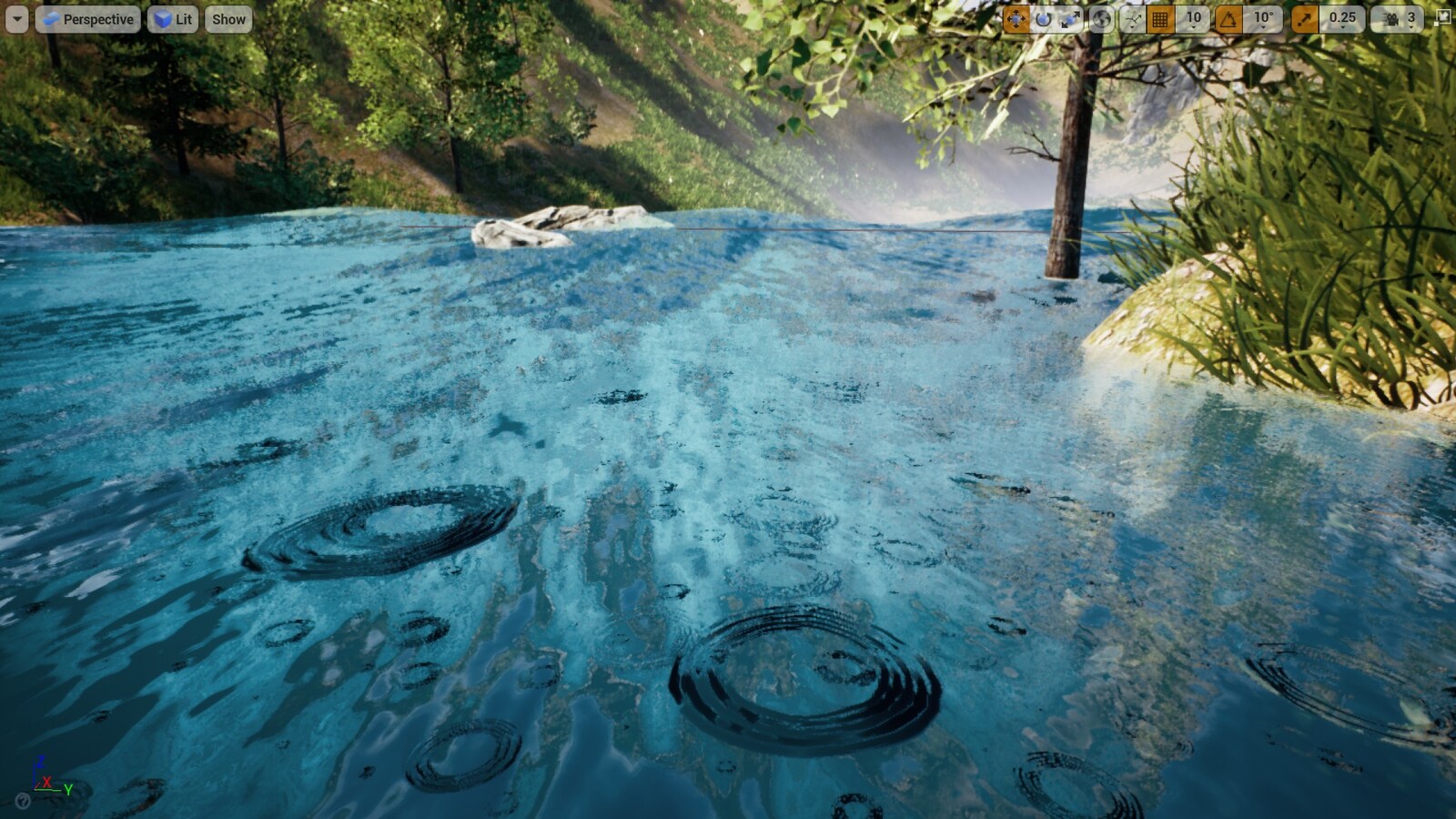Realistic Water Surface by neckkeys in Materials - UE4 Marketplace