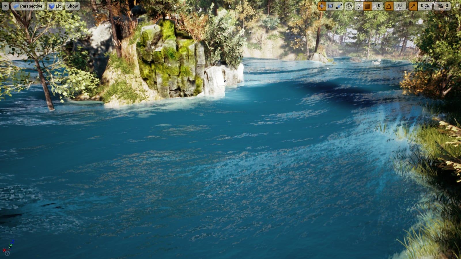 Realistic Water Surface by neckkeys in Materials - UE4 Marketplace