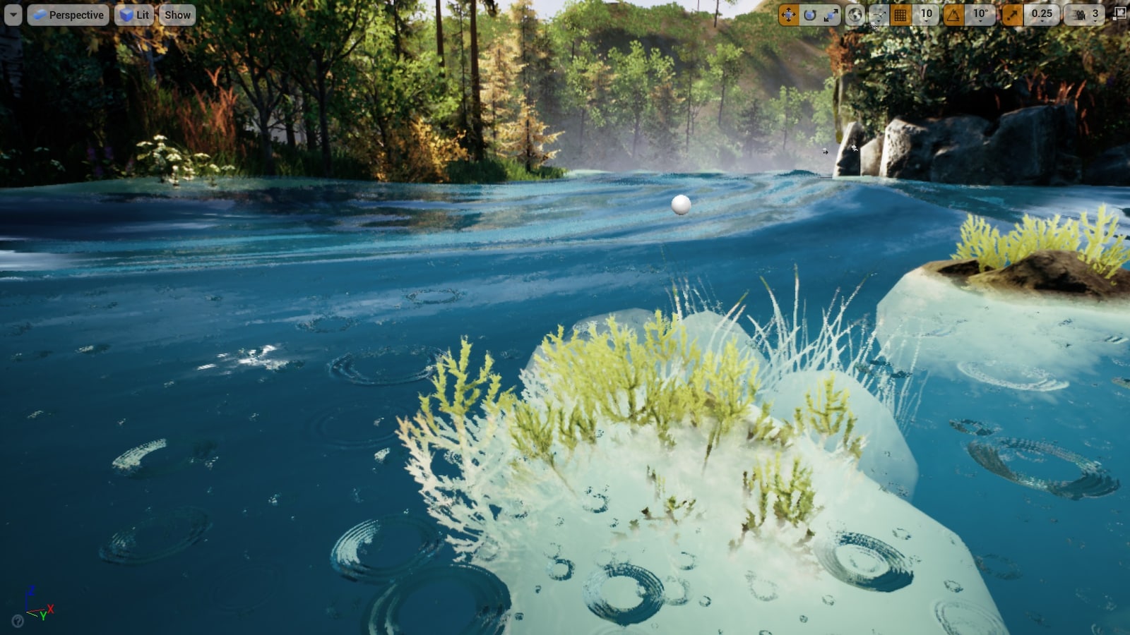 Realistic Water Surface by neckkeys in Materials - UE4 Marketplace