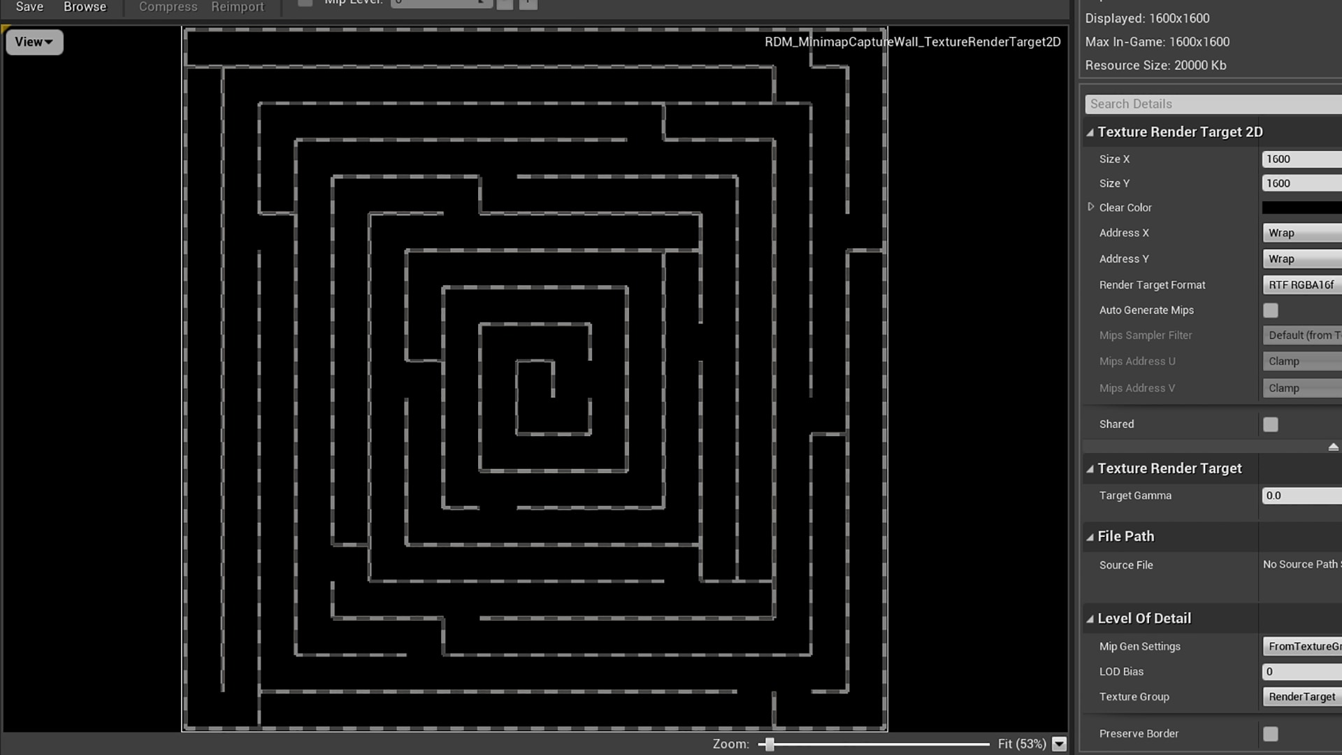 在代码插件创建的realtime Dynamic Minimap 虚幻引擎商城