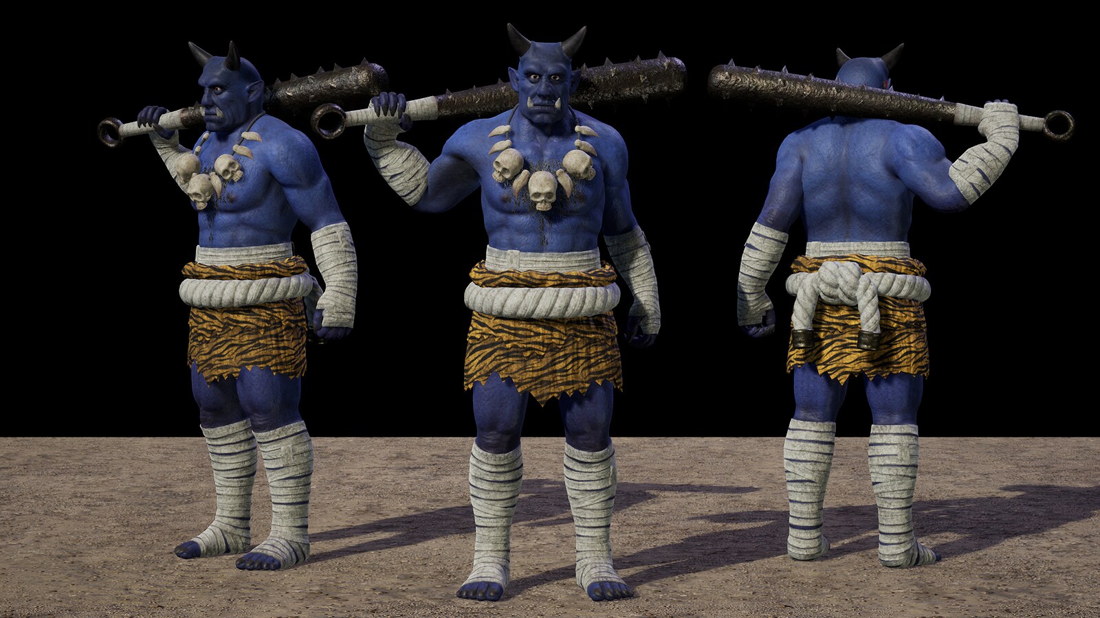 Red&Blue Ogre in Characters - UE Marketplace