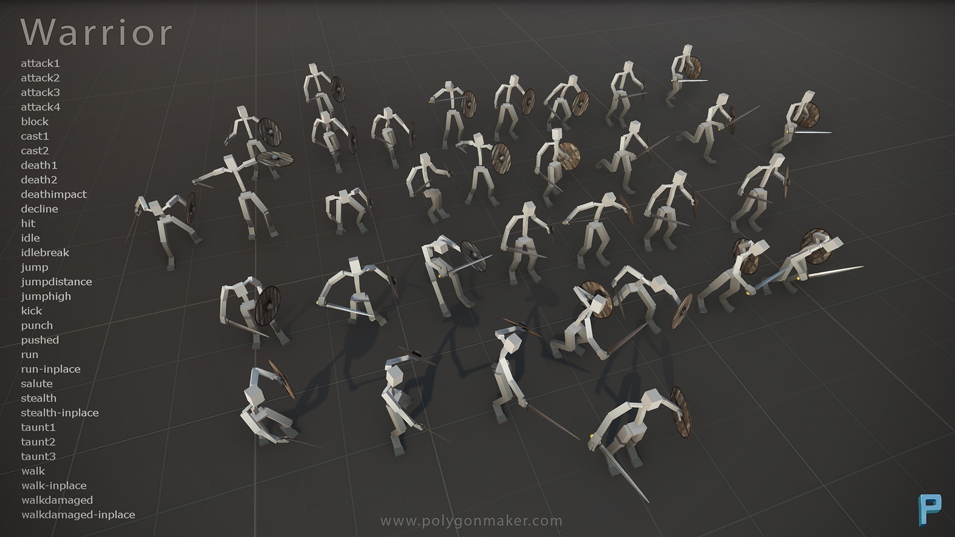 Warrior Animations in Animations - UE Marketplace