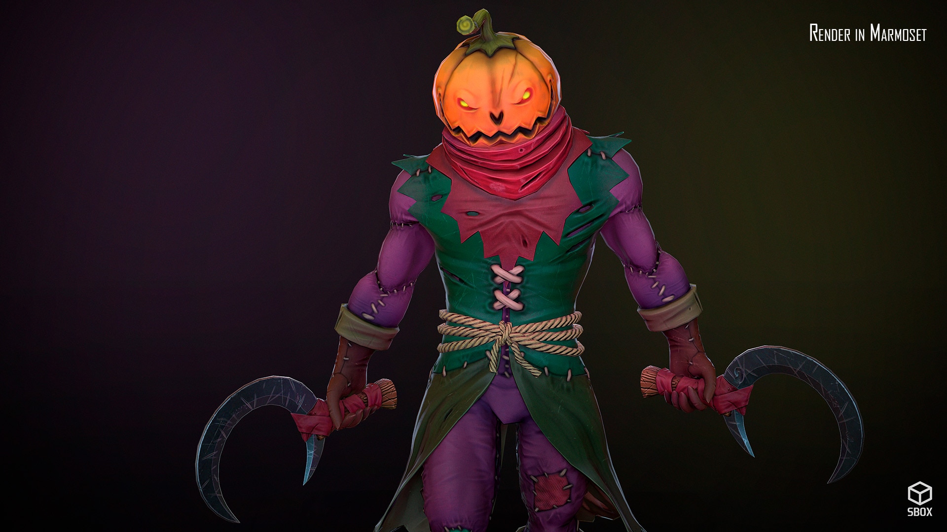 PumpkinHead_1：キャラクター - UE マーケットプレイス