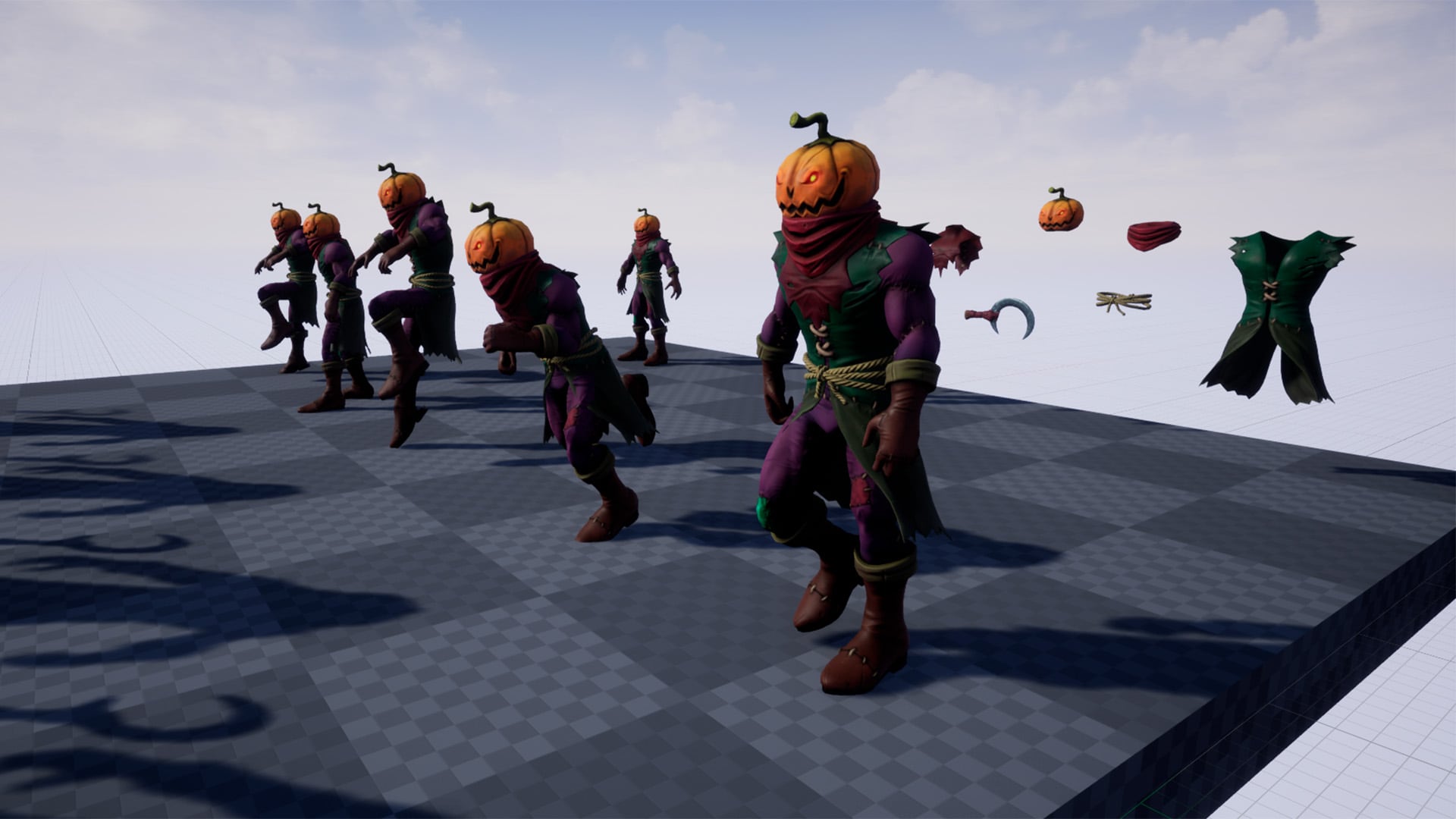 PumpkinHead_1：キャラクター - UE マーケットプレイス