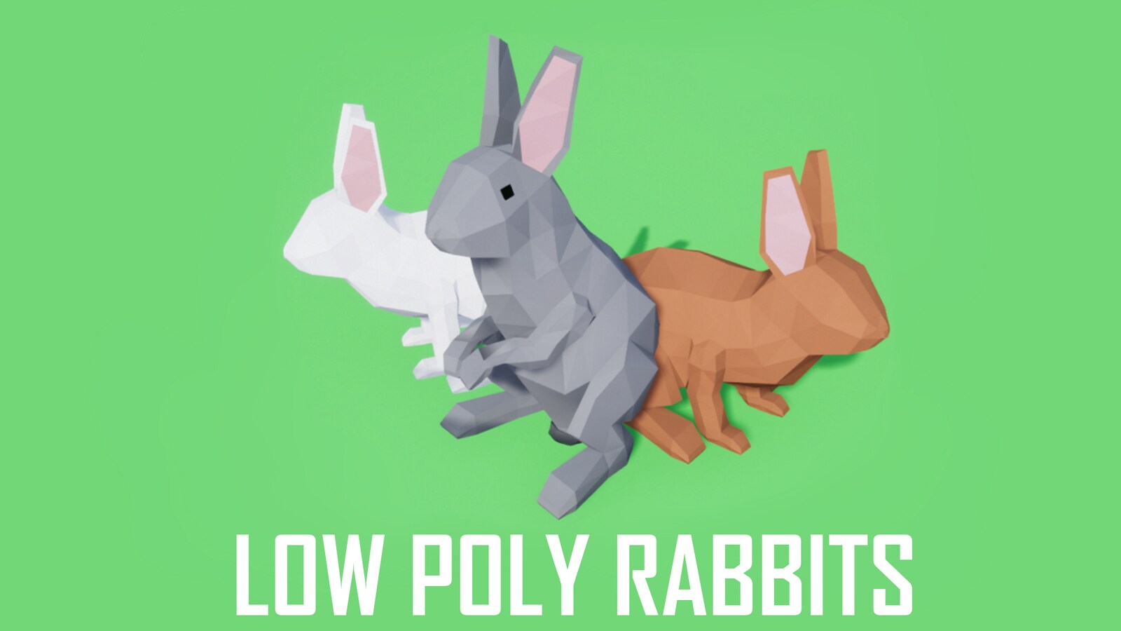 Low Poly Rabbits in Characters - UE Marketplace
