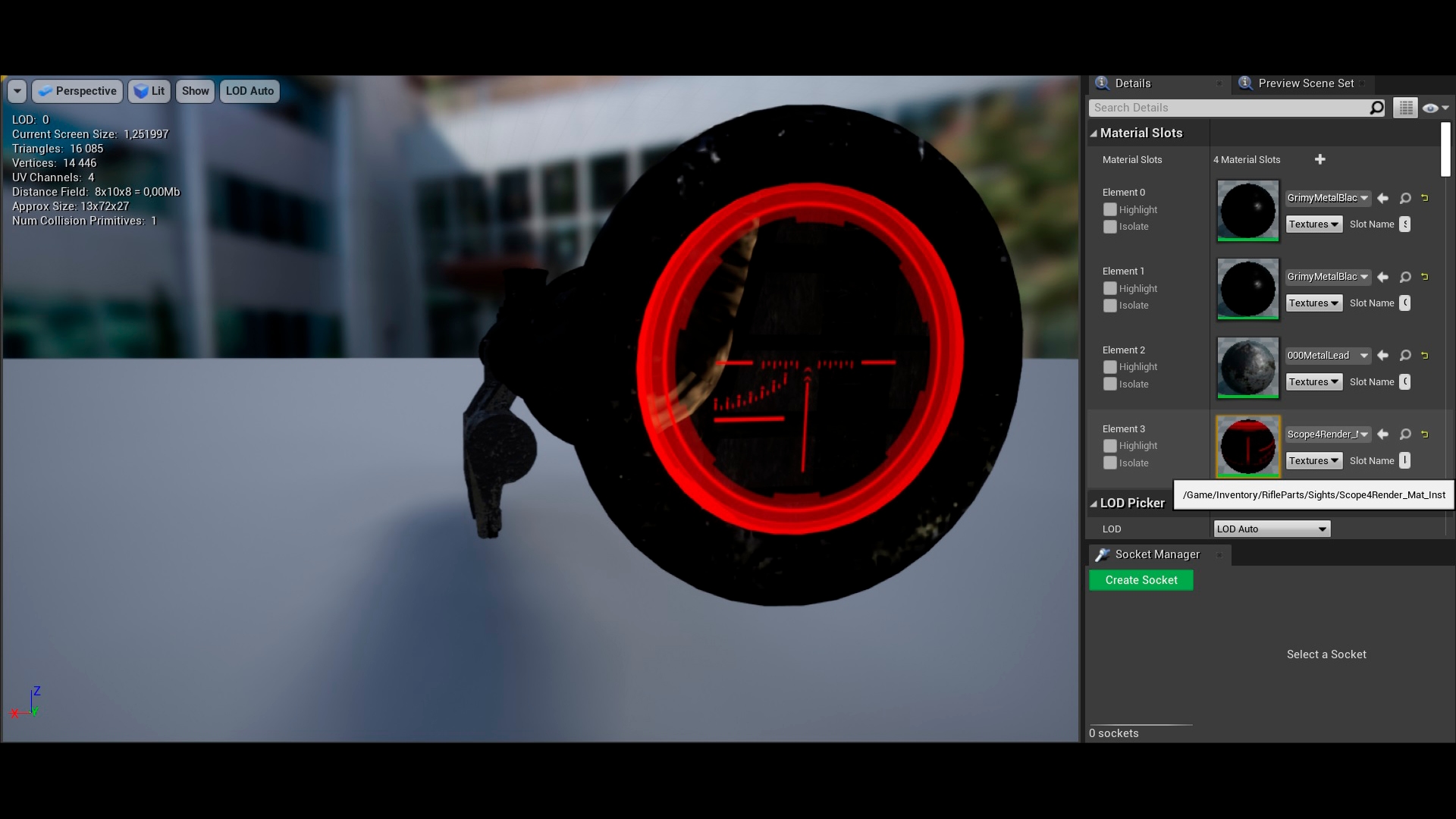 Render Scope Materials in Materials - UE Marketplace