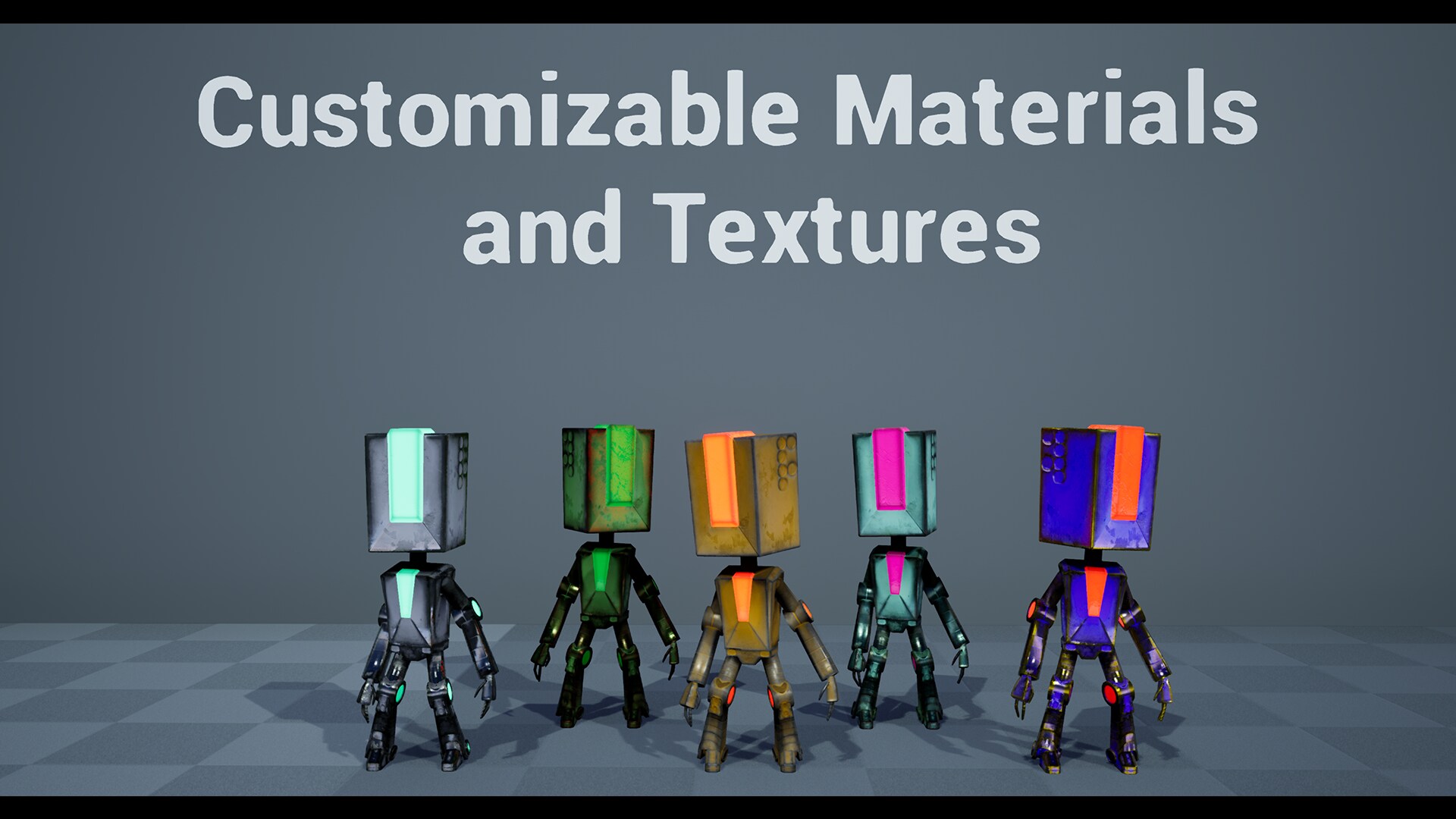 Customizable Robot Pack 1 in Characters - UE Marketplace