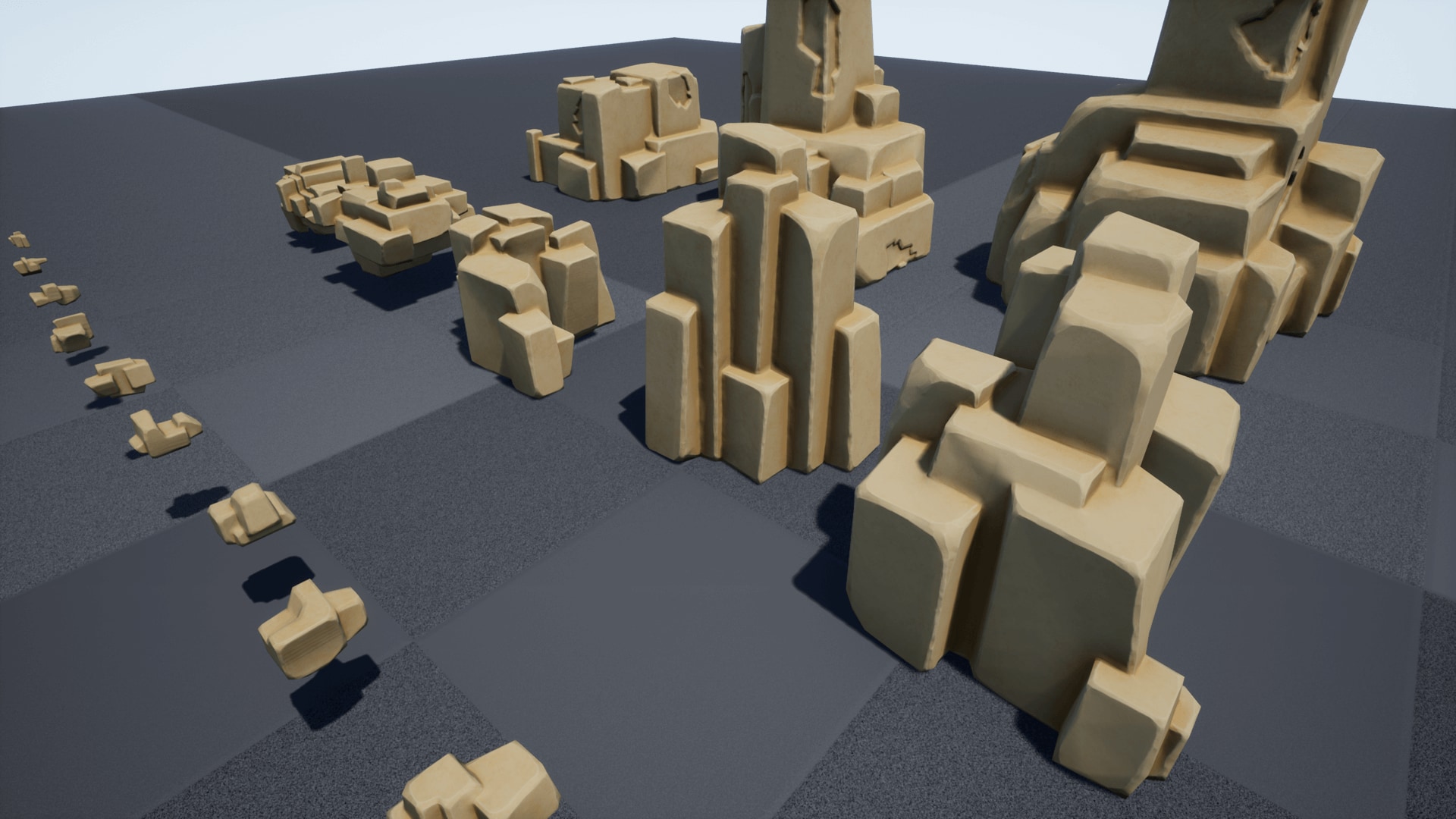 Stylized Rock Pack in Props - UE Marketplace