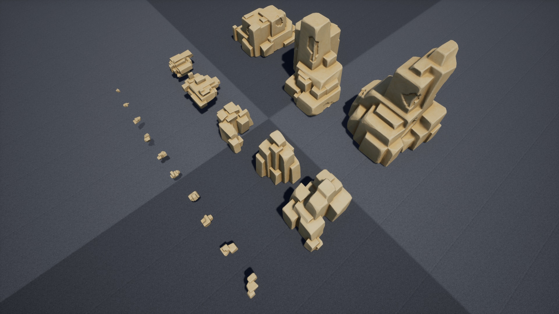 Stylized Rock Pack in Props - UE Marketplace