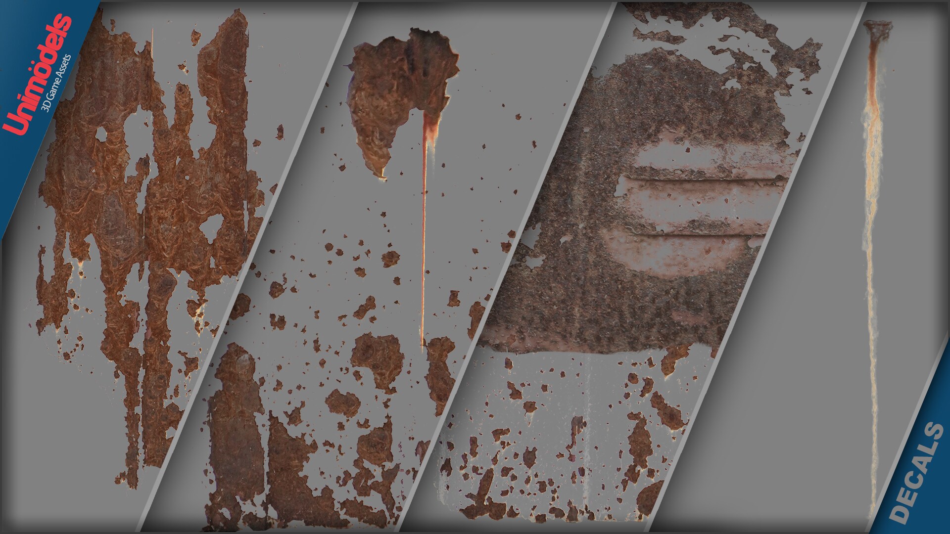 Rusty Decals Vol. 3, 카테고리 머티리얼 - UE 마켓플레이스