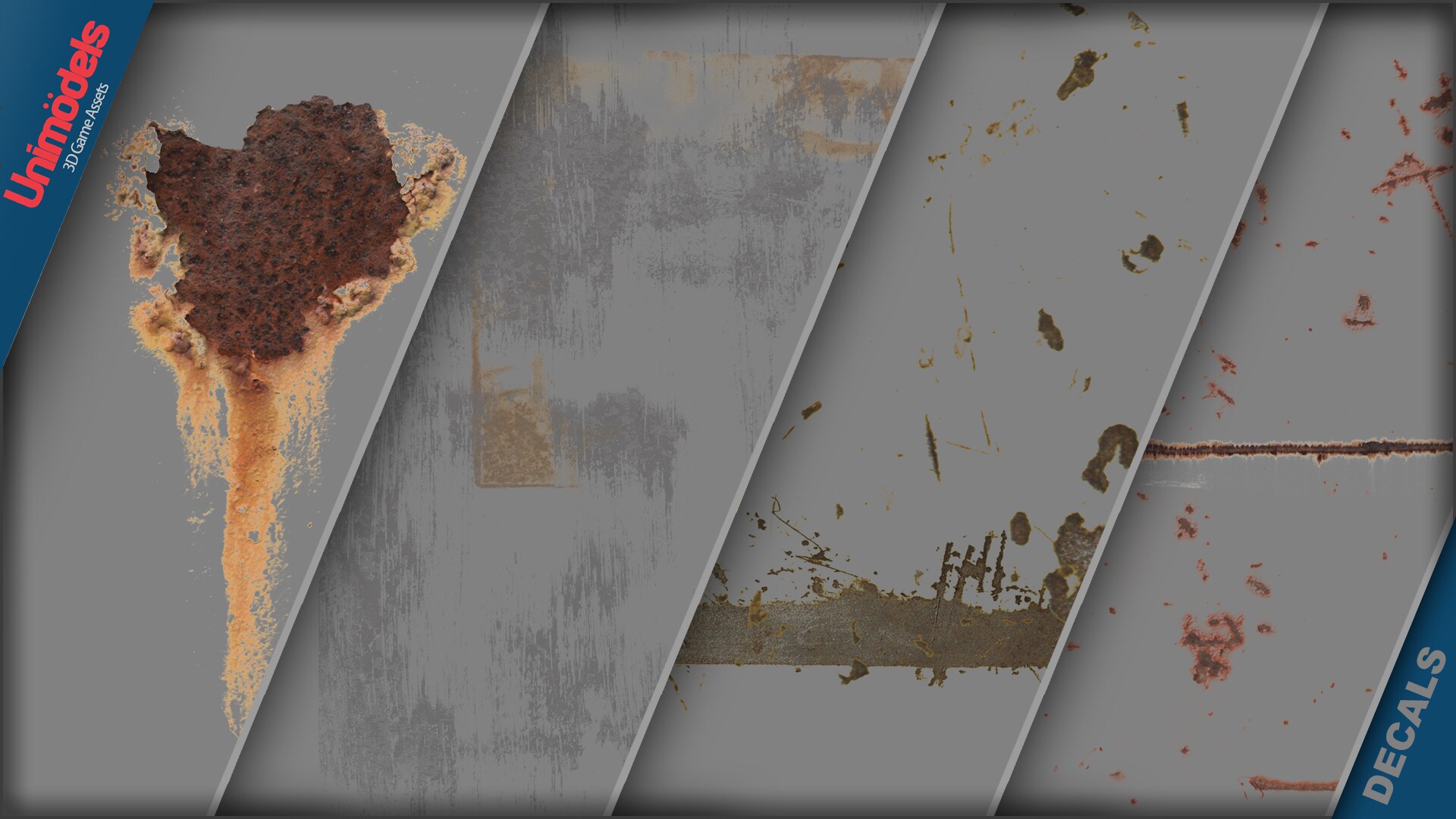 Rusty Decals Vol. 5, 카테고리 머티리얼 - UE 마켓플레이스