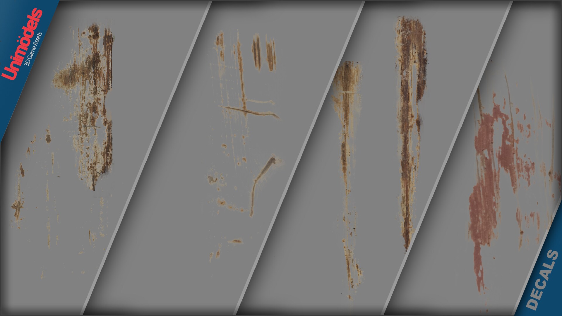 Rusty Decals Vol. 5, 카테고리 머티리얼 - UE 마켓플레이스