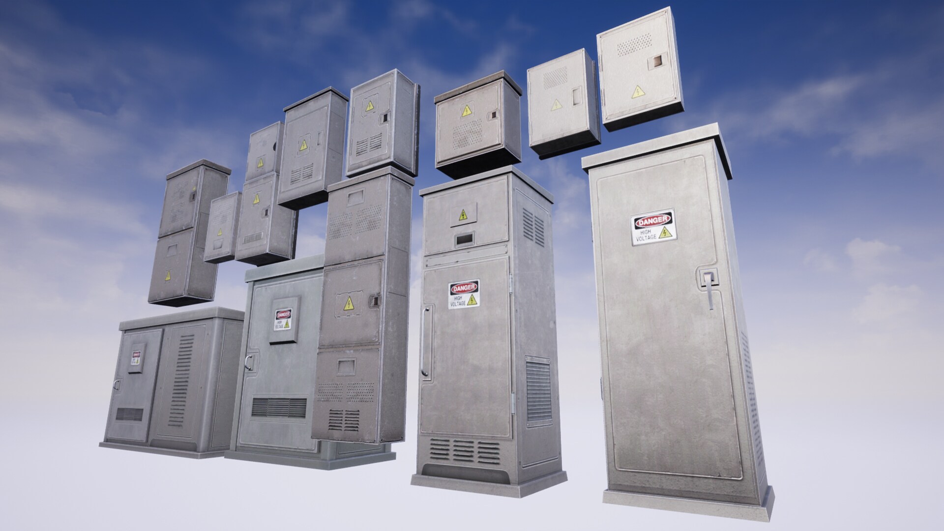 Utility Boxes in Props - UE Marketplace