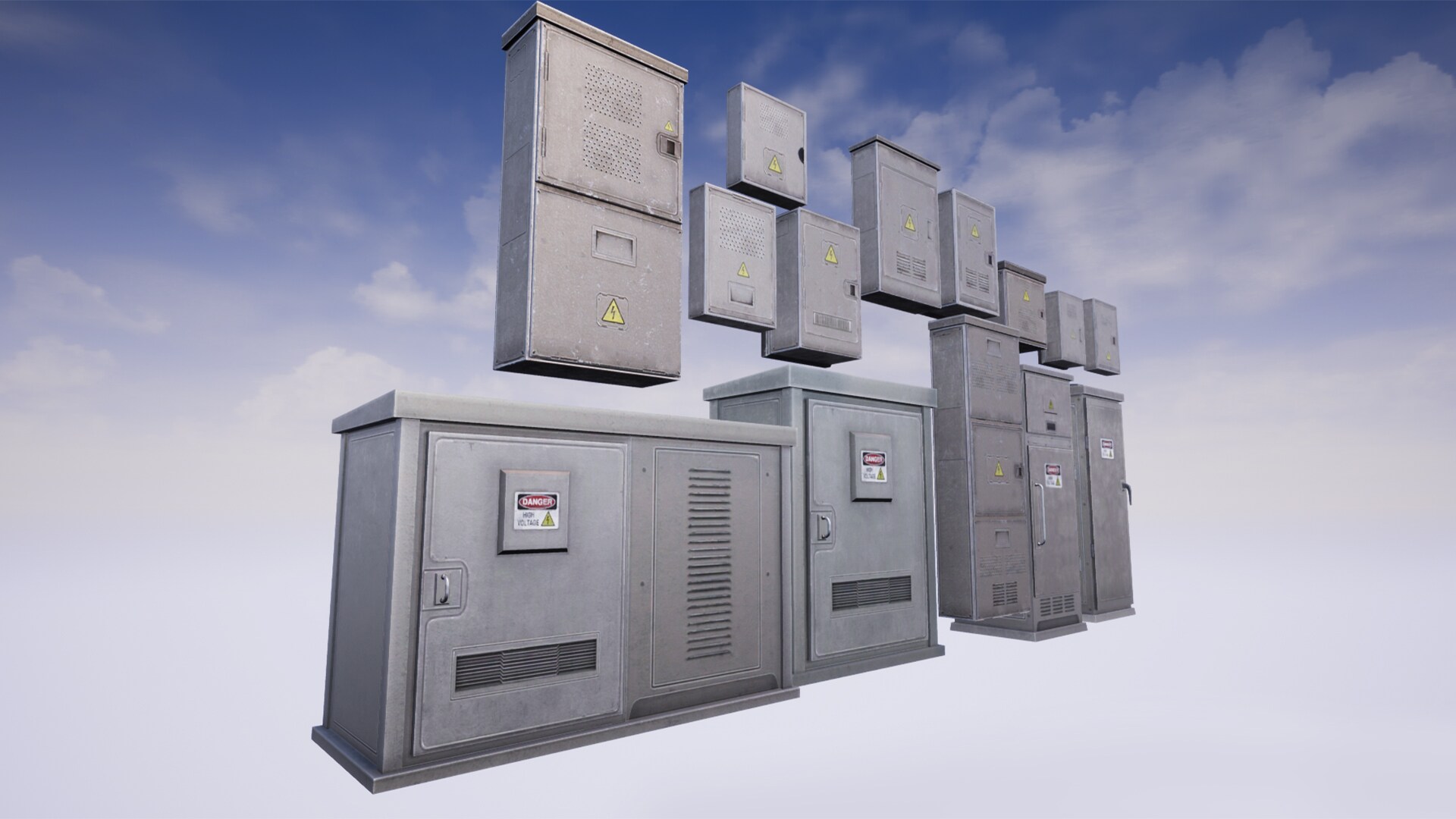 Utility Boxes in Props - UE Marketplace