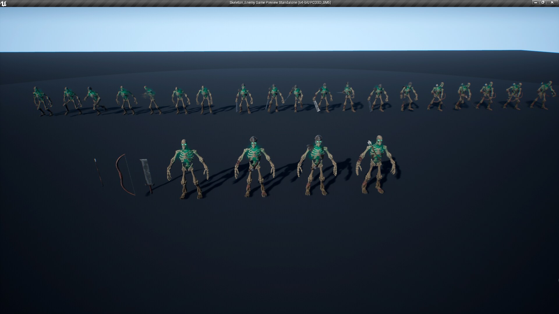 Skeleton in Characters - UE Marketplace