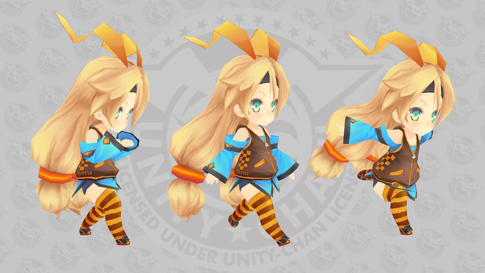 SD Unity-chan Adventure Action Pack in Animations - UE Marketplace