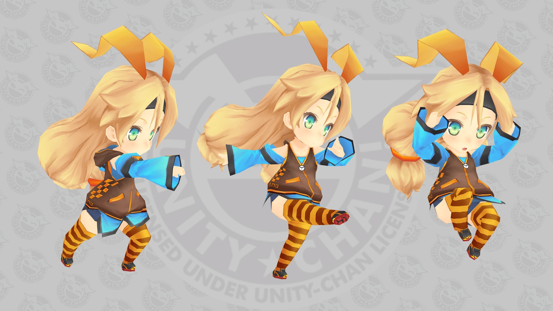 SD Unity-chan Adventure Action Pack in Animations - UE Marketplace