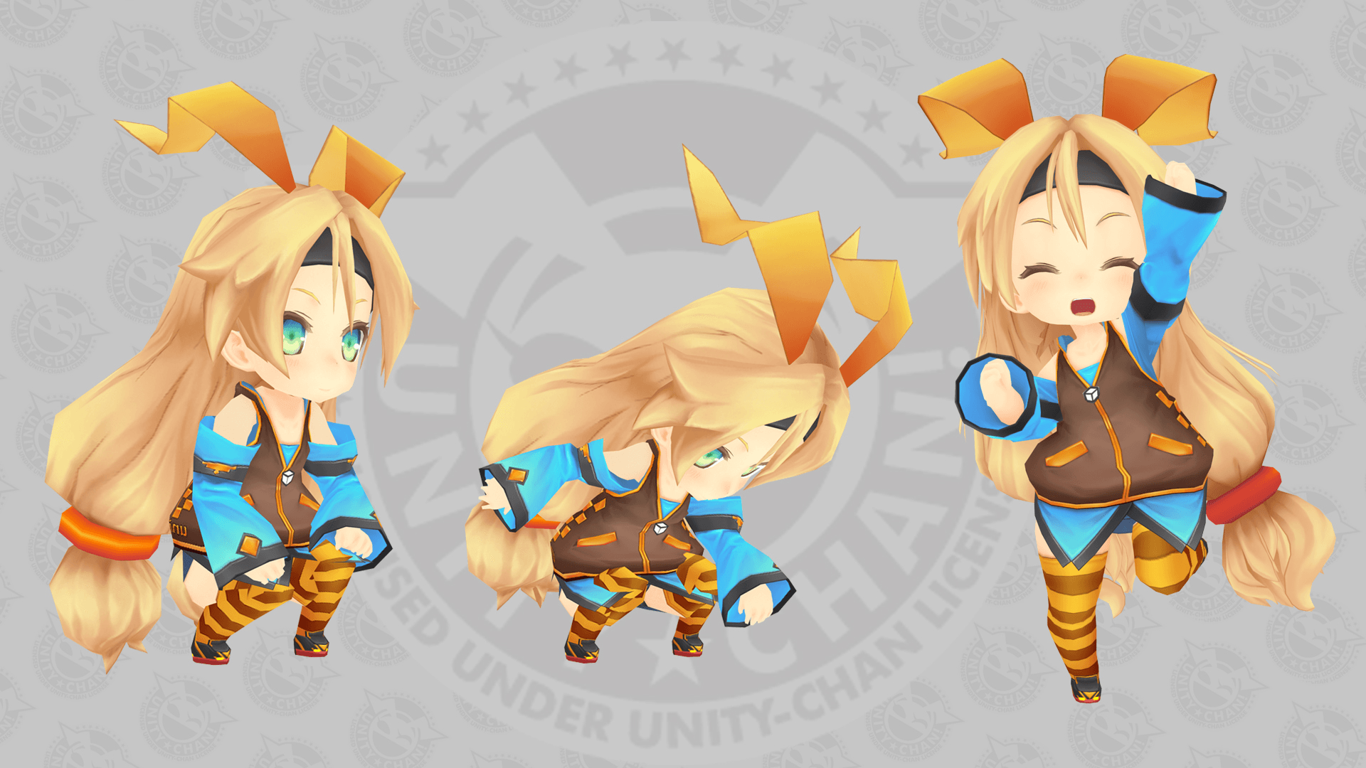 SD Unity-chan Adventure Action Pack by Haon in Animations - UE4 Marketplace