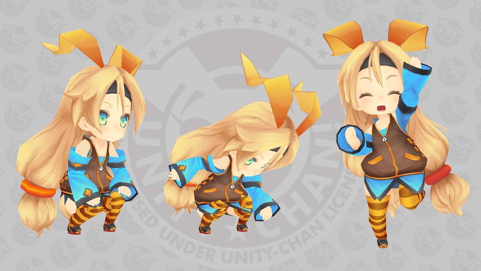 SD Unity-chan Adventure Action Pack in Animations - UE Marketplace