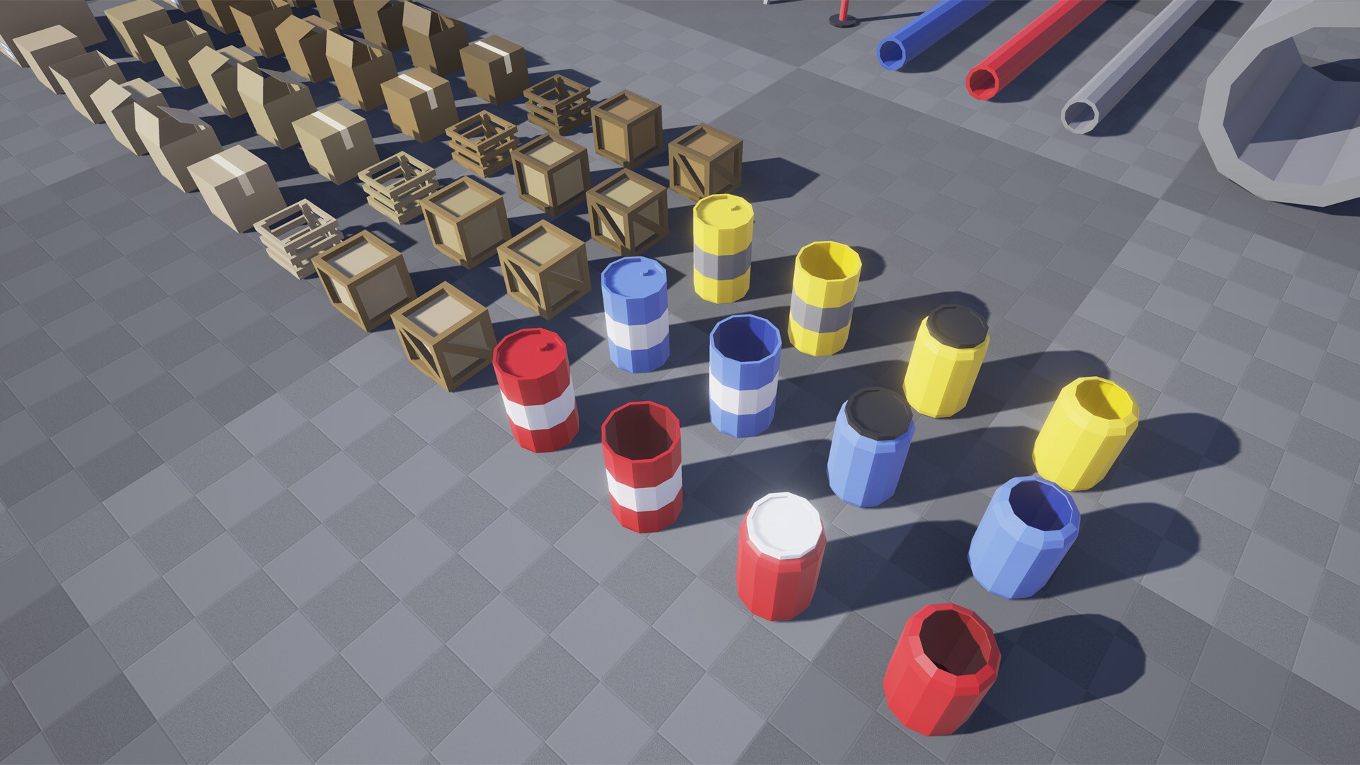 Low Poly Stylized Props Pack in Props - UE Marketplace