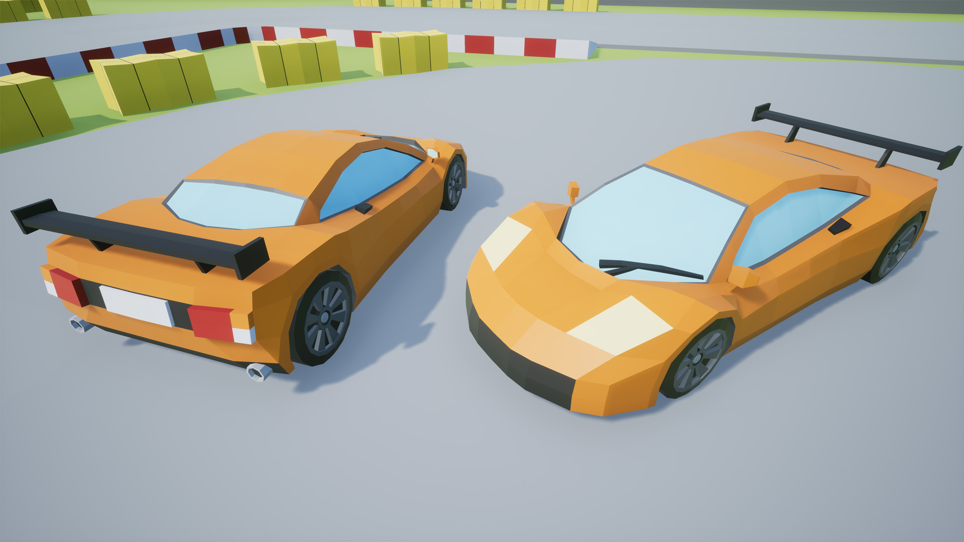 Low Poly Vehicles Sports Pack 9 by SuburbiaGames in Props - UE4 Marketplace