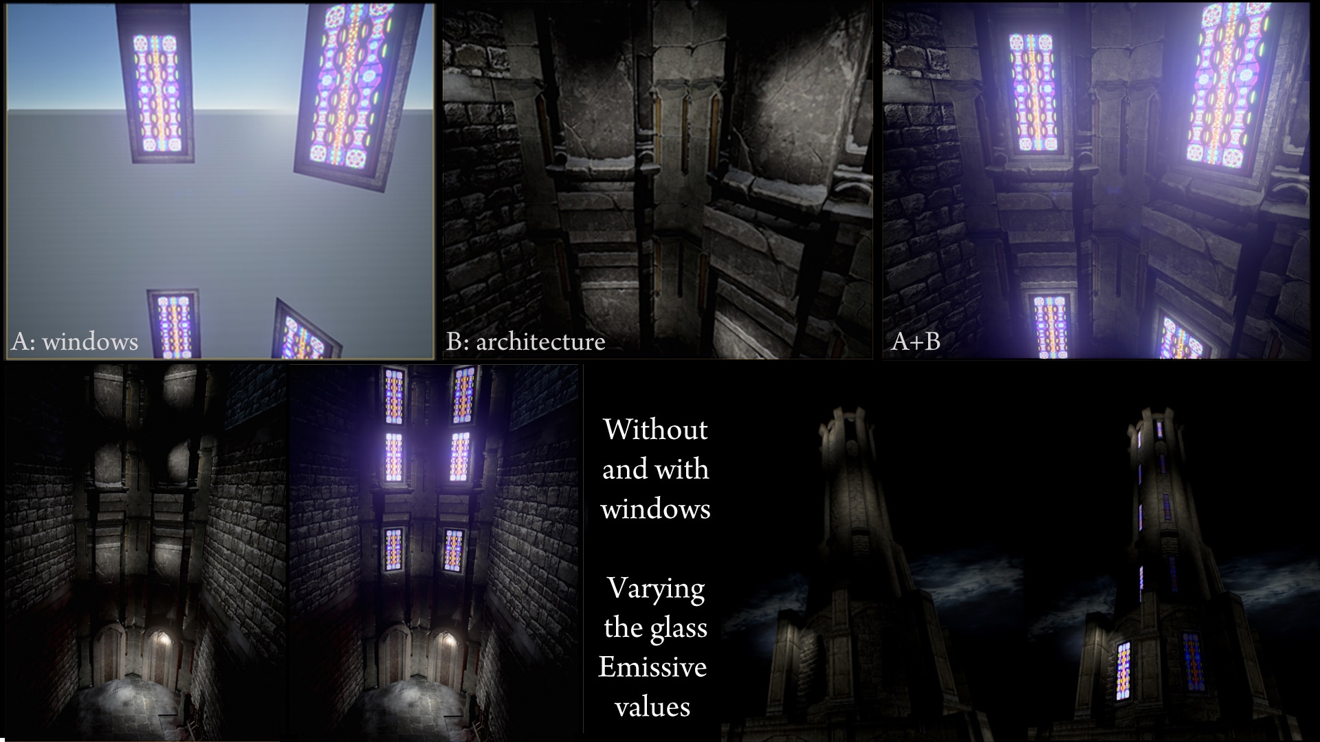 Stained Glass Windows Pack in Props - UE Marketplace