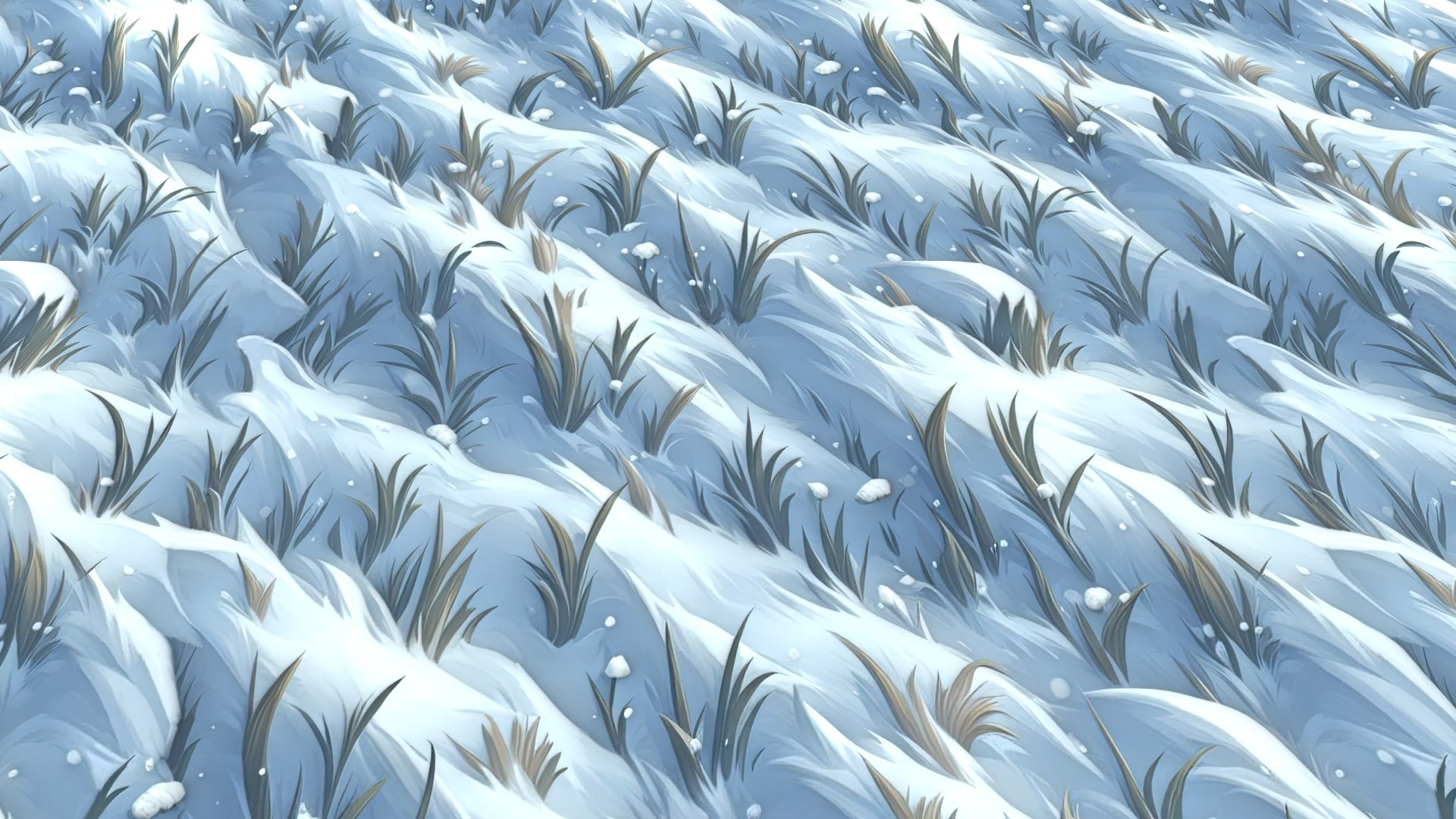 在材质创建的Hand Painted Textures - Vol 62 - Snow - 虚幻引擎商城